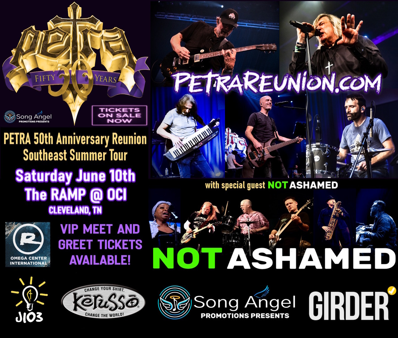 Petra 50th Anniversary Reunion Concert @ The Ramp OCI (Cleveland, TN ...