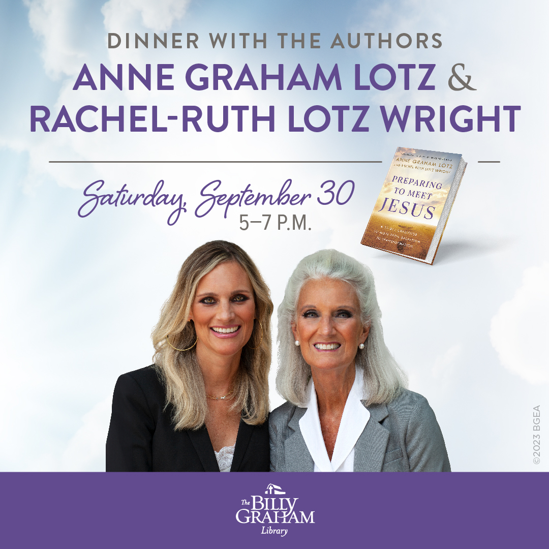 Anne Graham Lotz and Rachel-Ruth Wright: Dinner with the Authors ...