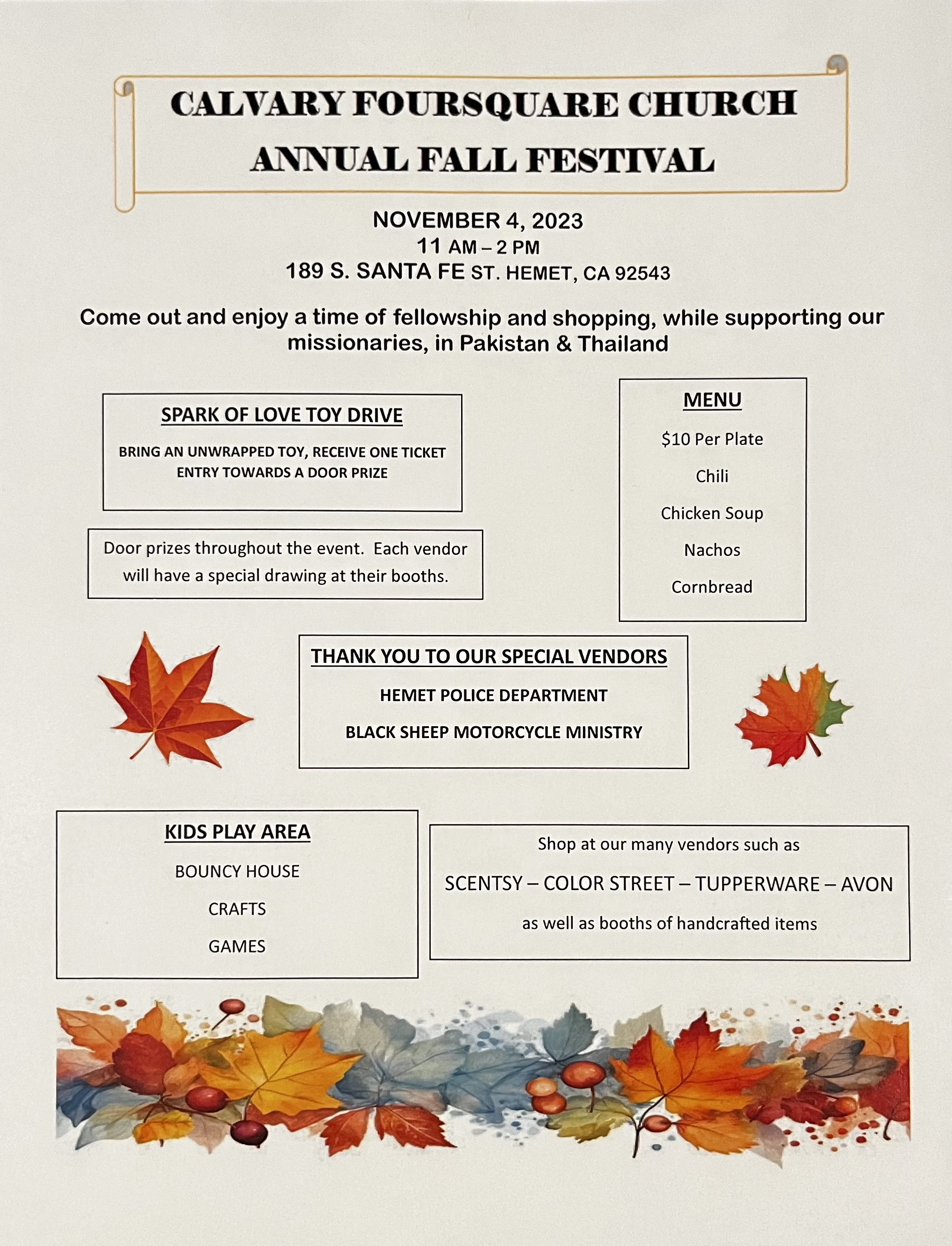 Calvary Foursquare Church Annual Fall Festival | Air1 Worship Music