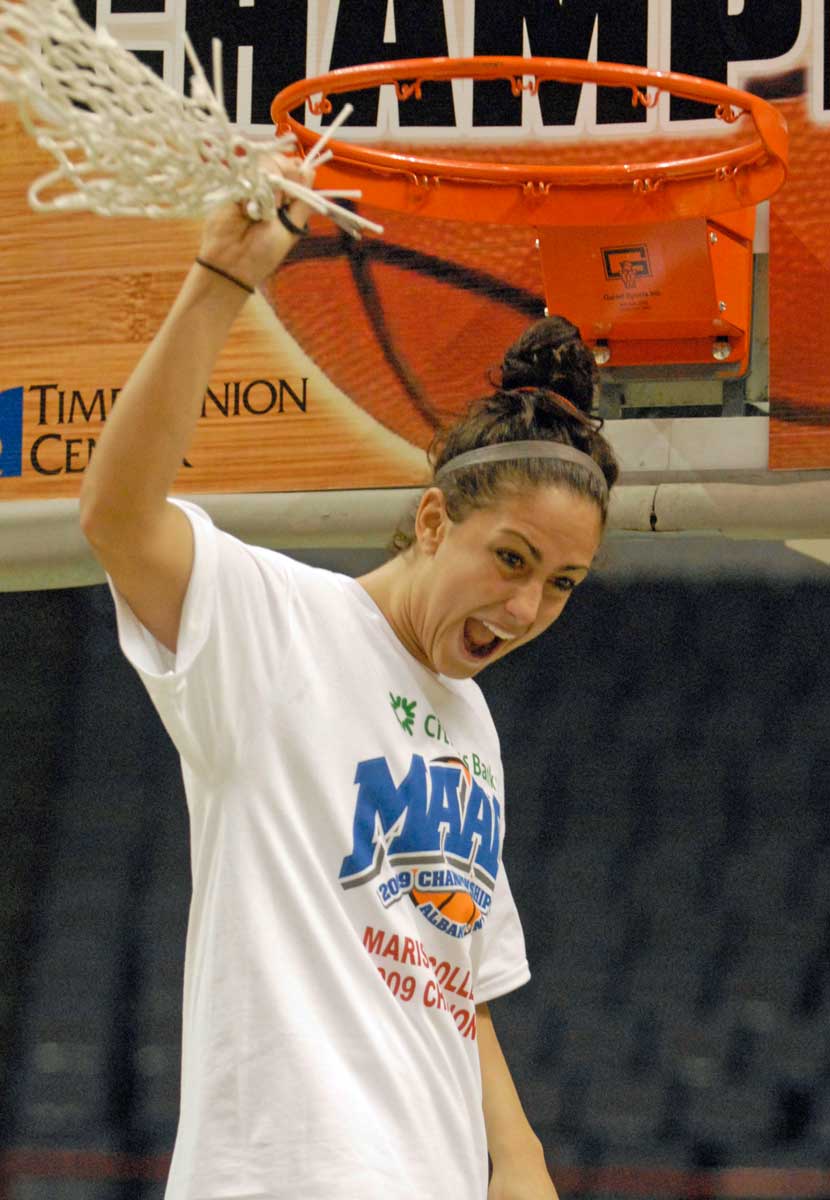 Basketball Broadcaster Works In Front & Behind The Scenes Pointing ...