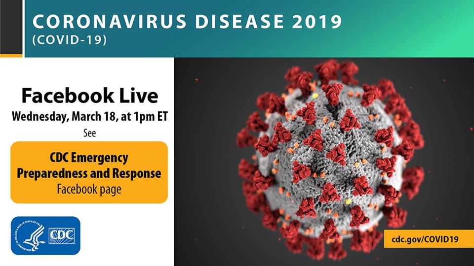 CDC Offers Webinar Today 1pm EDT - Answering 20 Questions About COVID ...