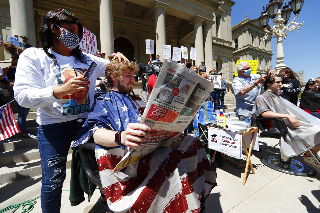 7 Barbers Ticketed Cutting Hair At Michigan Capitol Protest | Positive ...