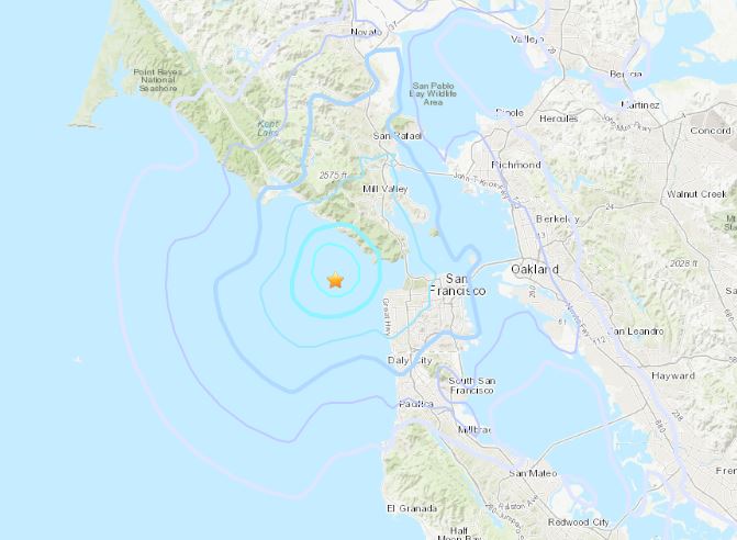 Magnitude 3.6 Earthquake Jolts San Francisco Bay Area | Positive ...