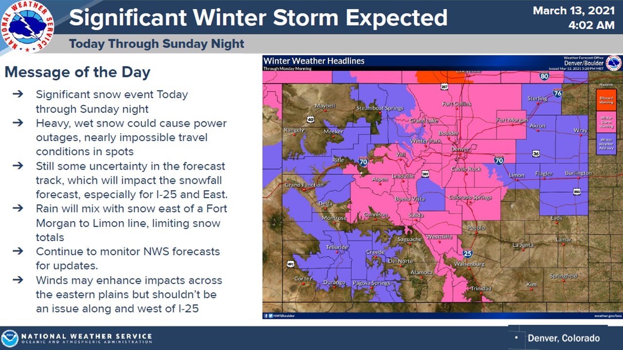 Major Winter Storm Expected To Bring Heavy Snow To Colorado | Positive ...