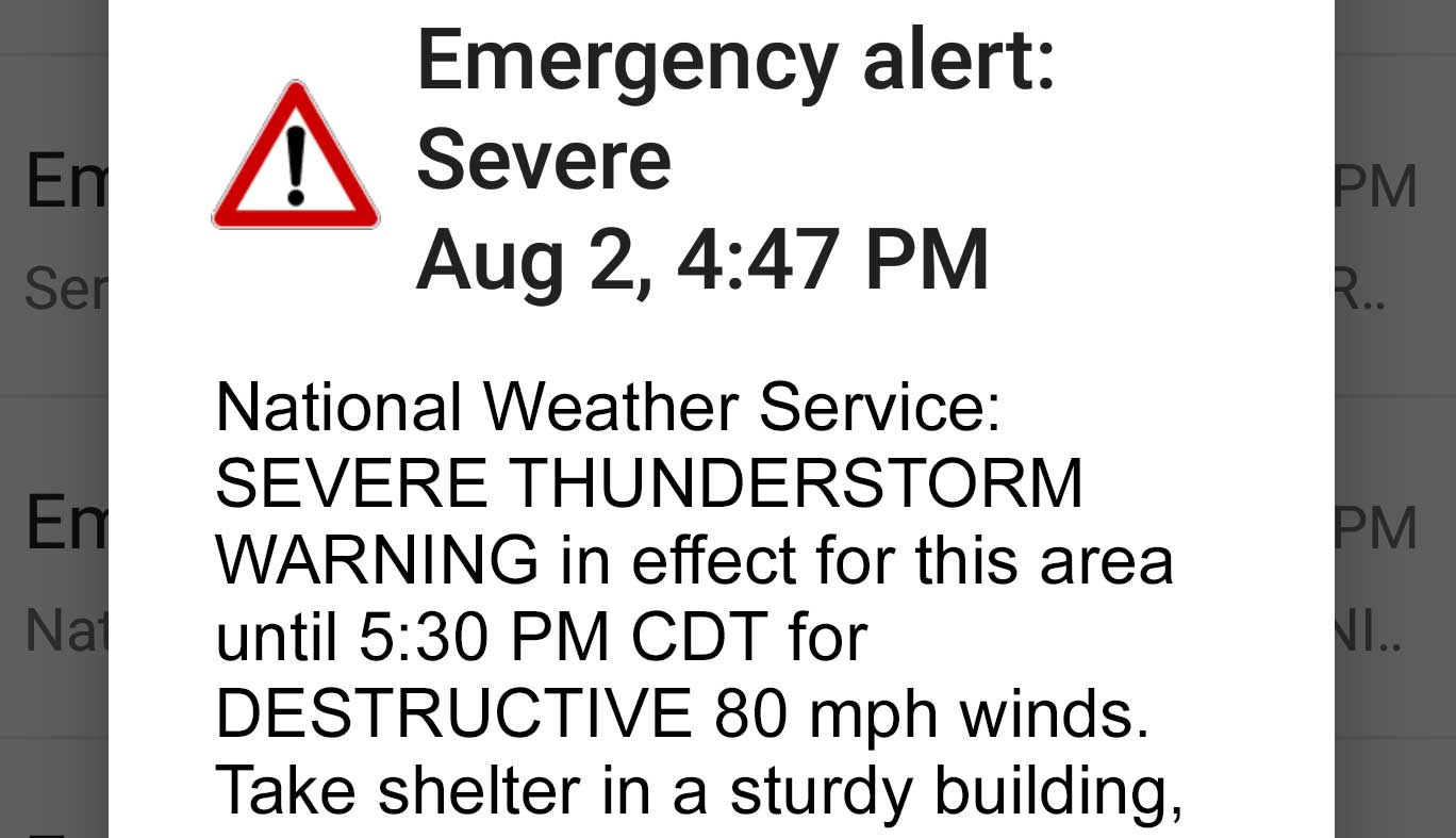New “Destructive” Severe Thunderstorm Warning Will Trigger Emergency ... New “Destructive” Severe Thunderstorm Warning Will Trigger Emergency ...