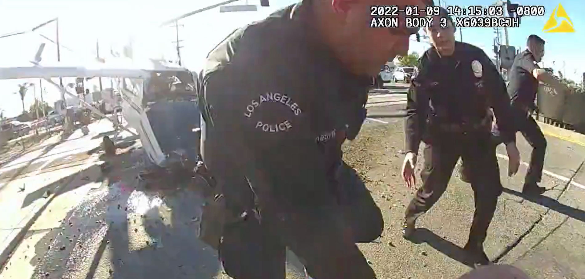 Incredible Rescue, Heroic Action - LAPD Officers Save Pilot From Plane ...