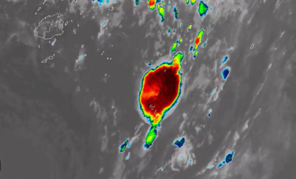 Dramatic Volcano Eruption Captured By Weather Satellite | Positive ...