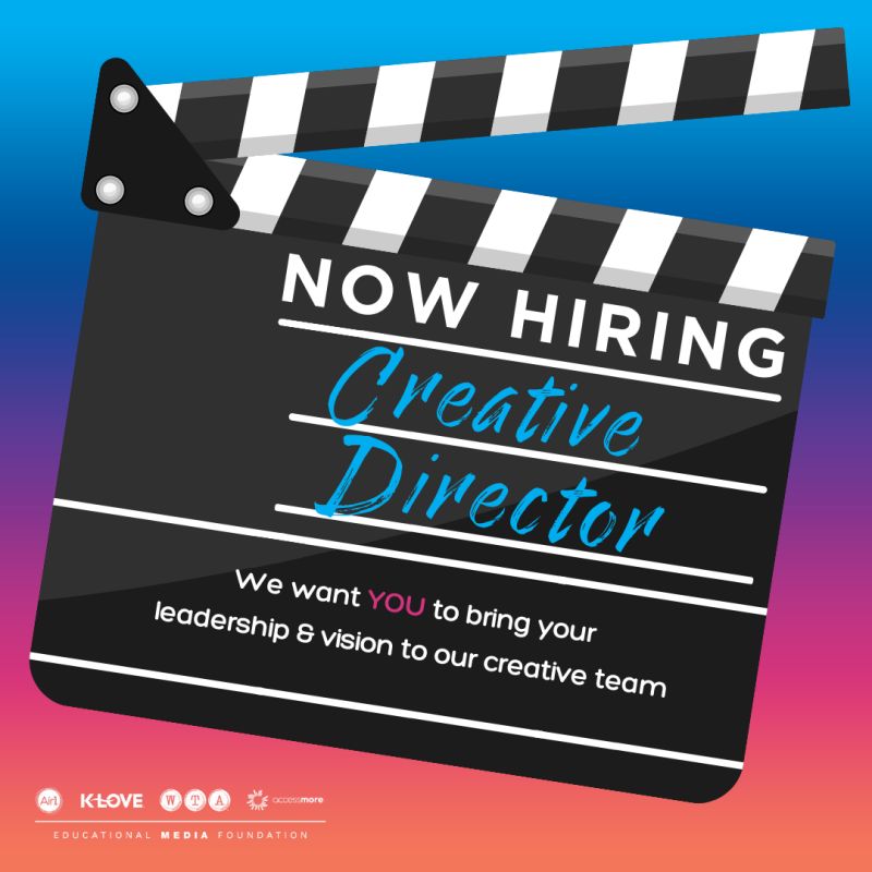 Position Available: K-LOVE/Air1 Looking For Video & Graphics Team ... Position Available: K-LOVE/Air1 Looking For Video & Graphics Team ...