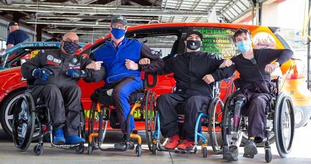 CLOSER LOOK: Disabled Vets Skydive, Drive Racecars With Ranger Road ...