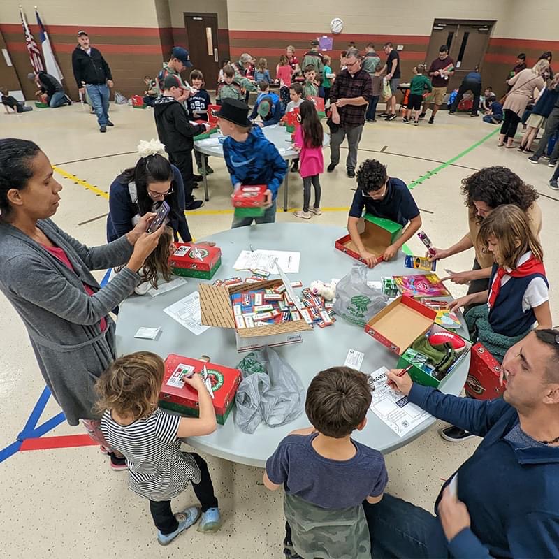 Operation Christmas Child Collection Week: Trail Life Teams Pitch In ...