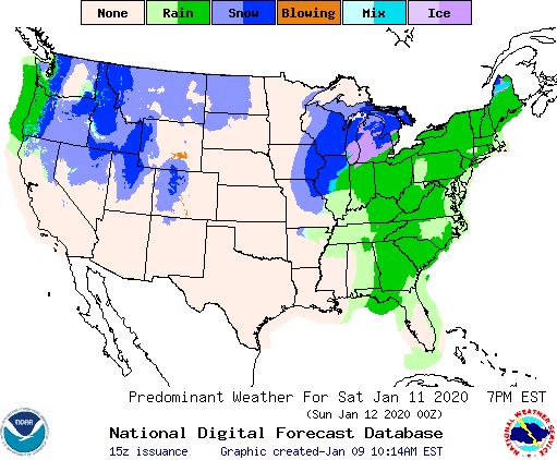 Major Storm Forecast To Impact The Central, Southern And Eastern US ...